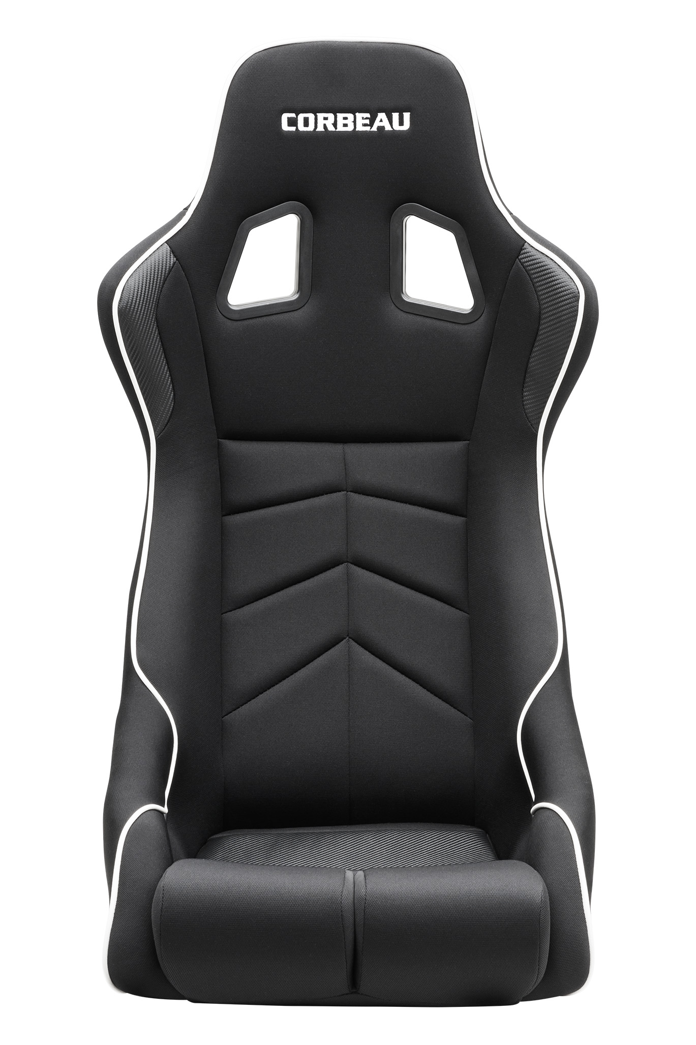 Corbeau DFX Fixed Back Seats | Black Carbon Vinyl